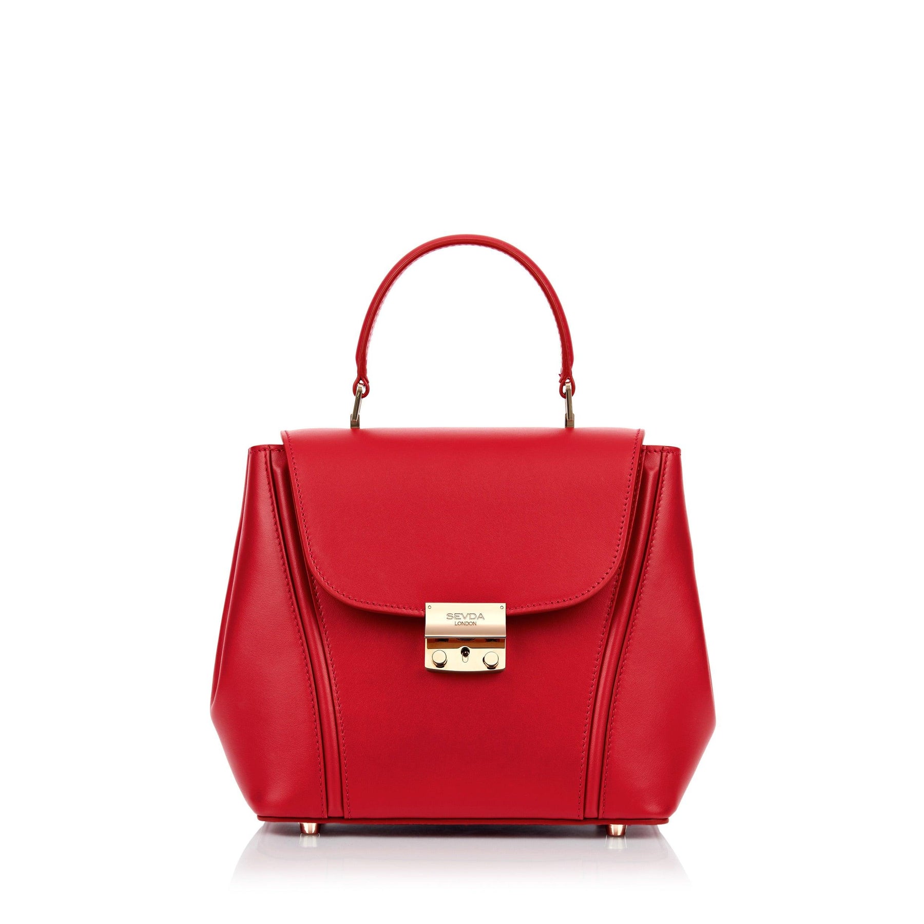 Audrey Mini Red Cherry Bag | SEVDA LONDON